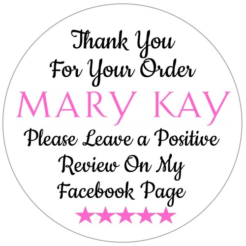 Thank You For Your Mary Kay Purchase Labels / Stickers / Seals ...