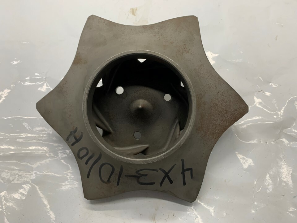 Durco Impeller 4x3-10H Mark II, Group 2 Part#: 36877 Material: D4 Size ...