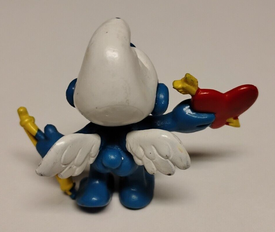 Vintage 1981 Peyo Schleich Smurf Cupid Figure Made In Hong Kong | eBay