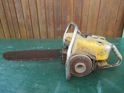 Vintage PIONEER IEL Chainsaw Chain Saw with 19" Bar with Log Spike | eBay