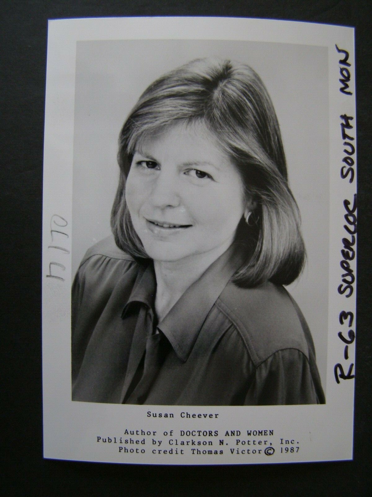 Glossy Press Photo 1987 Susan Cheever Author of Doctors & Women | eBay