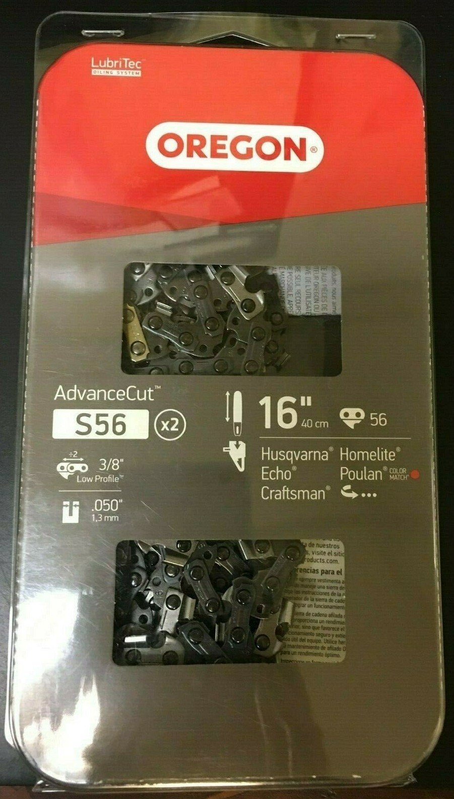 Oregon S56 AdvanceCut Chainsaw Chains Twin Pack for sale online | eBay