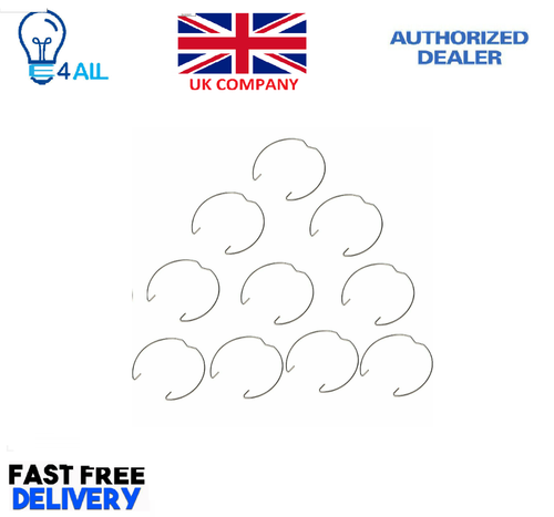 20pcs Lamp Retaining Spring Clip Ring For 50mm MR16 GU10 Spot Light ...