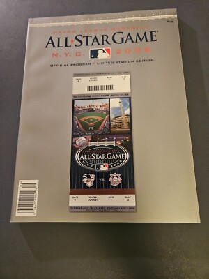 2008 Major League Baseball All Star Game Program N.Y.C. Limited Stadium ...