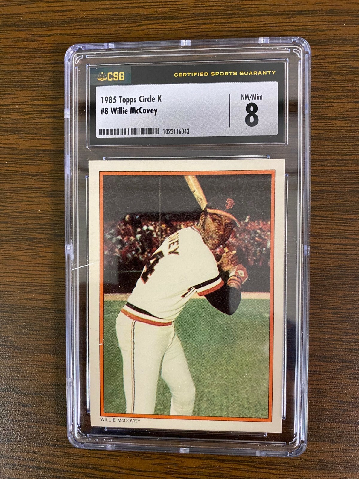 1985 Topps Circle K All Time Home Run Kings - #8 Willie McCovey for ...