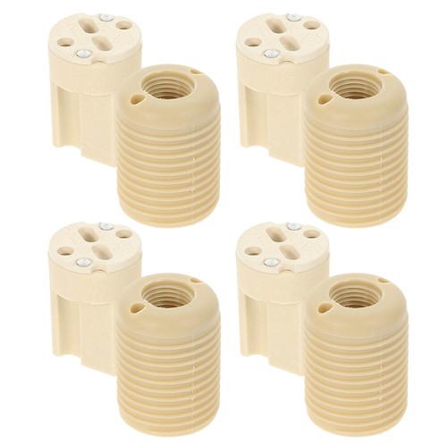 4Pcs G9 Light Threaded Socket Screw-in Light Bulb Socket Light Bulb ...