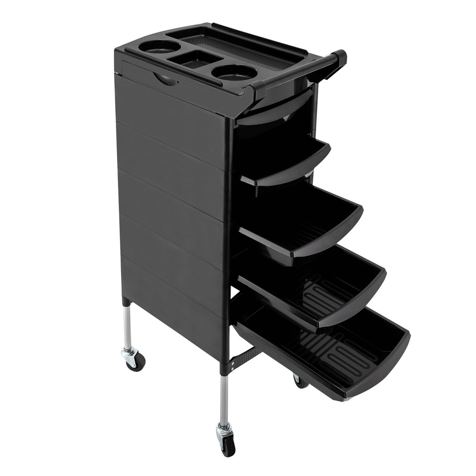 Beauty Salon Trolley Equipment Rolling Cart Tray Hair Styling Storage ...