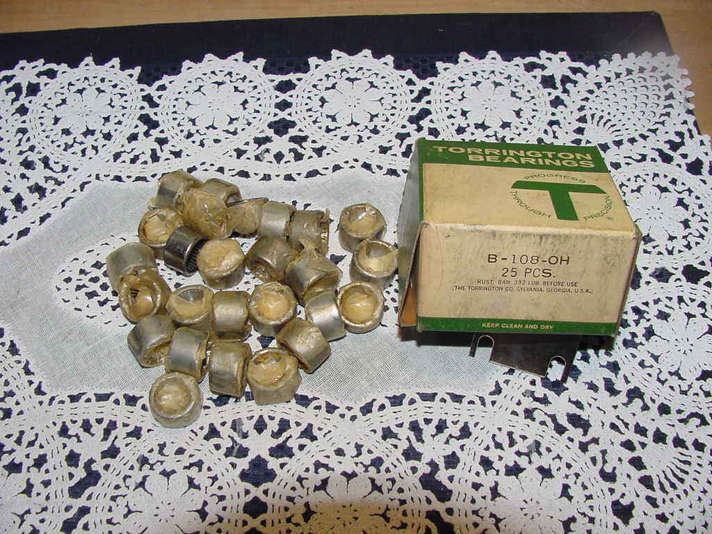 Twenty Five Torrington B-108-OH Needle Roller Bearing Lot of Bulk ...