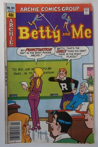 Betty And Me 101 Archie Comic Book Innuendo Risque “In The Right Places ...