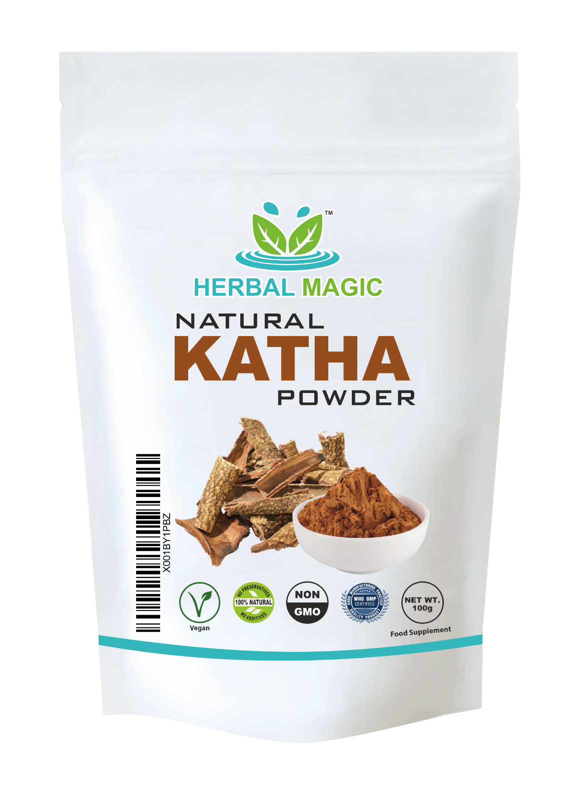 Herbal Magic's Natural Katha Powder (Acacia Catechu)-Premium Quality ...