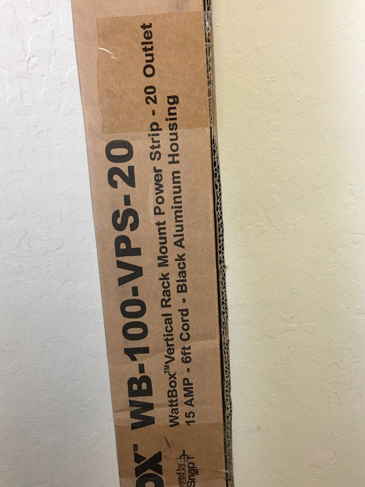 WattBox WB-100-VPS-20 Vertical Rack Mount Power Strip; 20 Outlets; 15A ...