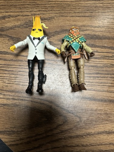 Fortnite Agent Peely And Mancake Action Figures 4” | eBay
