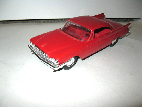 JOHAN 1/25TH 1960 DODGE DESOTA WITH MOTOR. BUILT RED PLASTIC. PROMO? | eBay