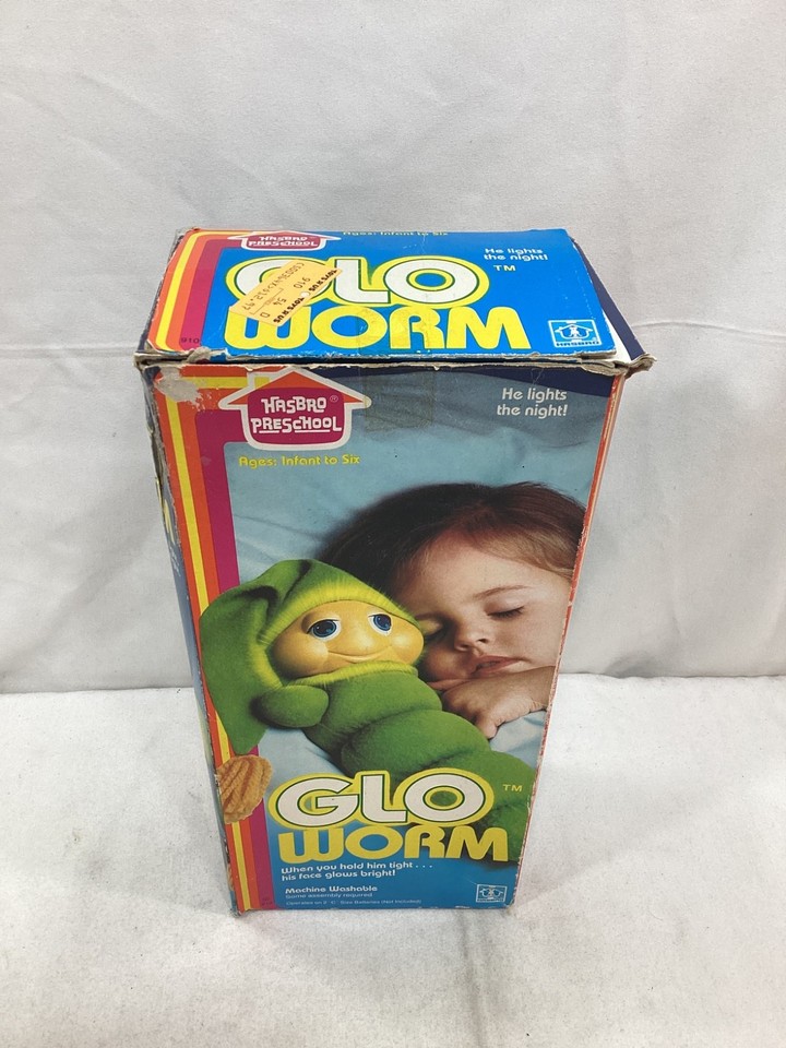 1982 Vintage Hasbro Preschool Glo Worm Boxed & Instructions Glow Worm ...