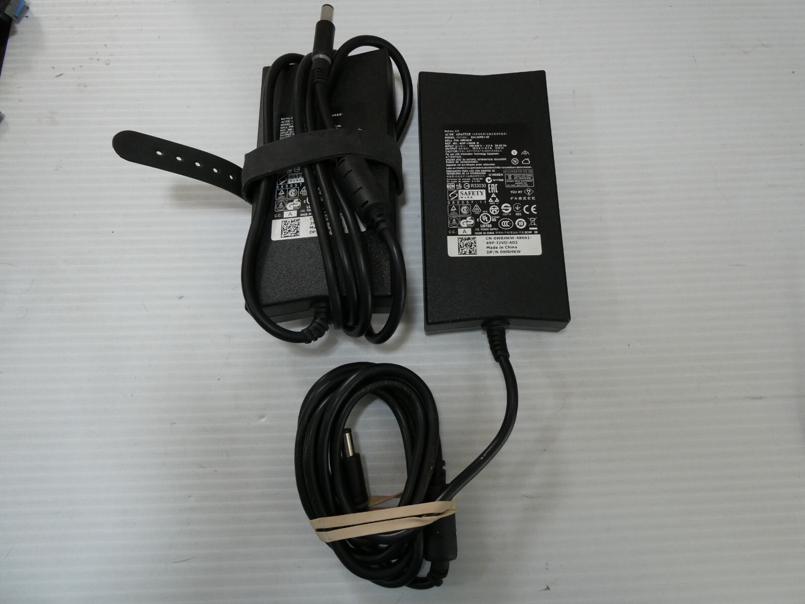 Lot of 2 OEM Genuine Dell 130 Watt PA-4E AC Adapter DA130PE1-00 WRHKW ...