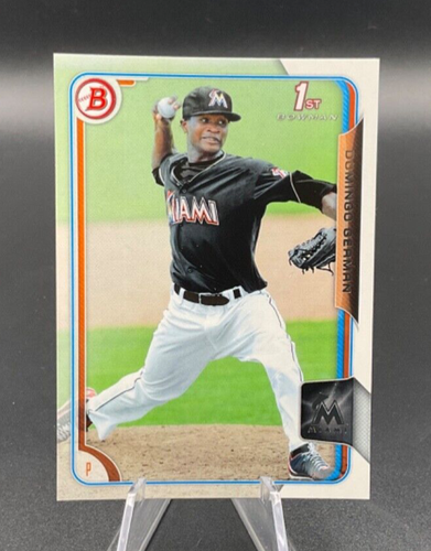 2015 Bowman 1st Rookie # BP118 Domingo German Marlins - NY Yankees ...