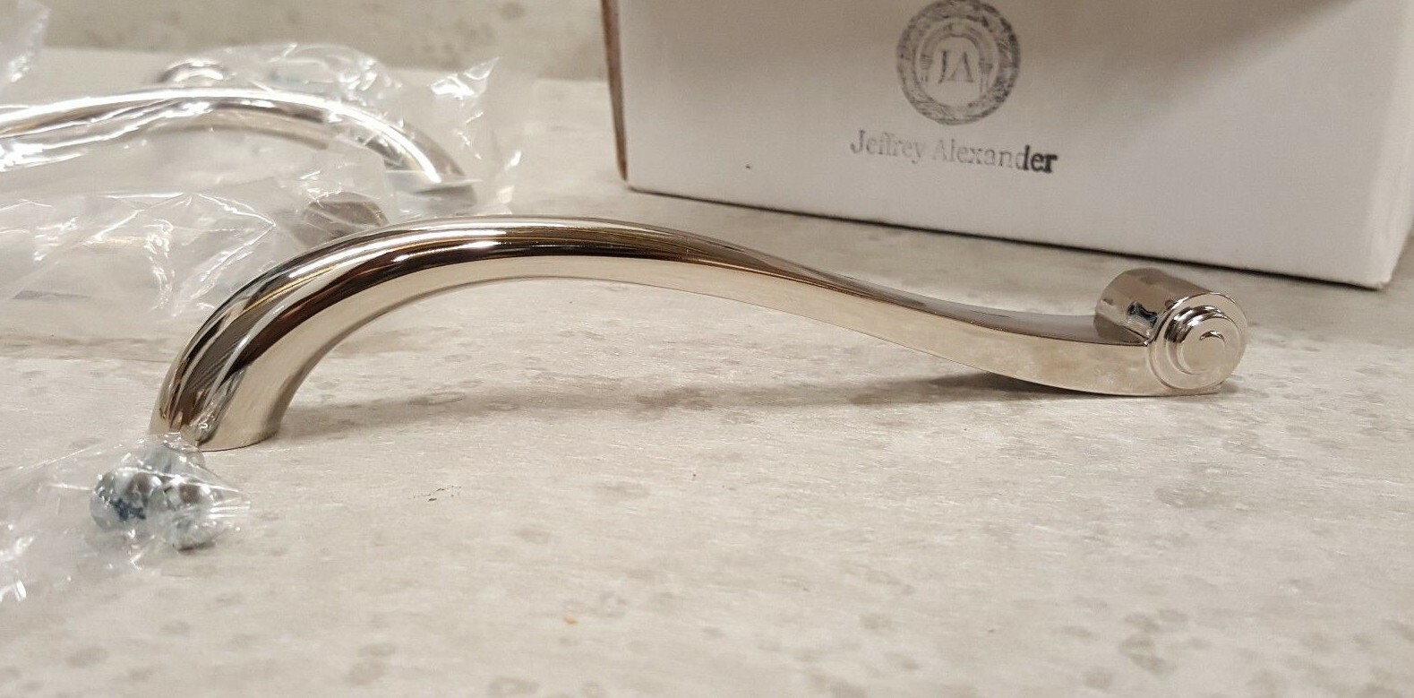 9 polished nickel cabinet pulls Jeffrey Alexander Duval 343-160 | eBay