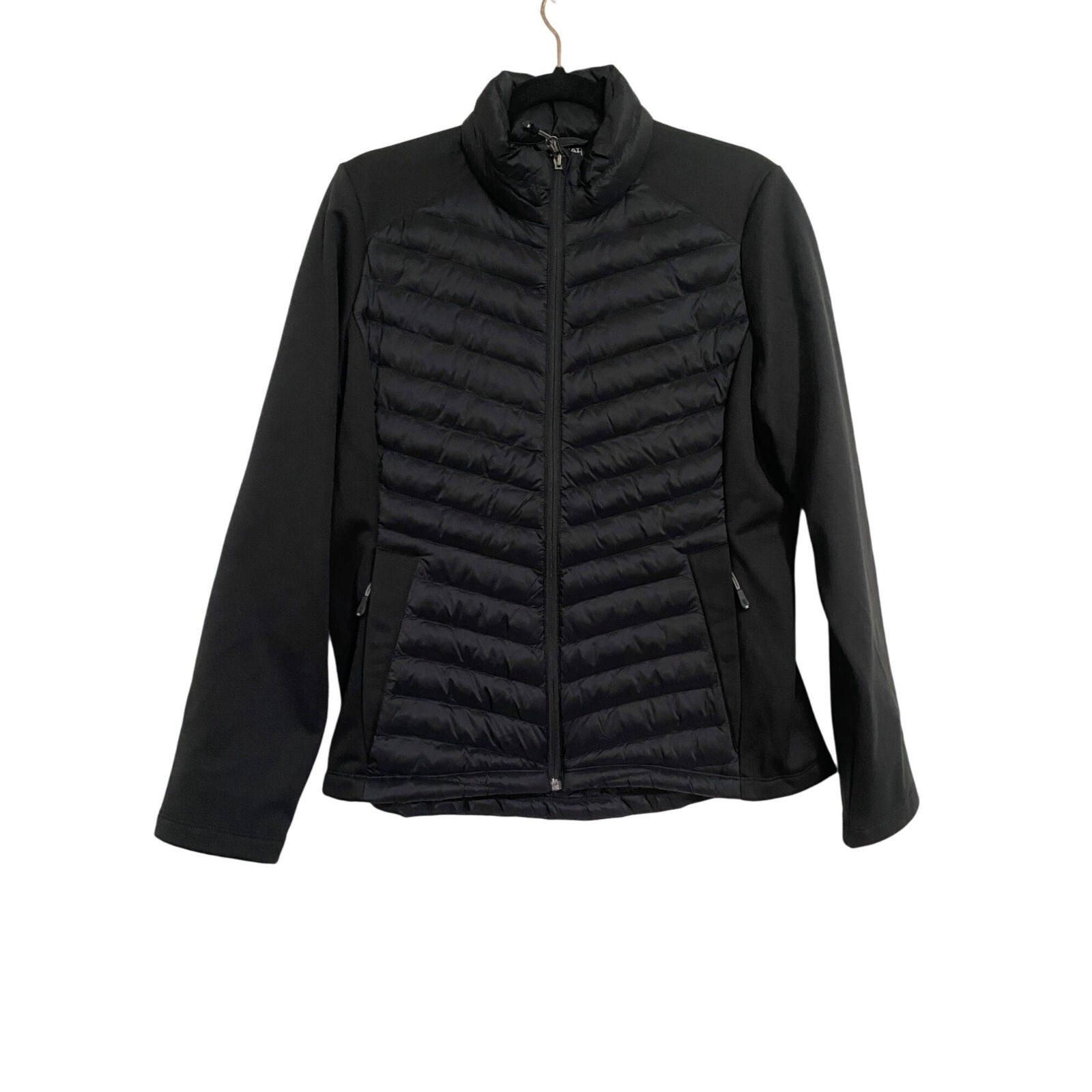 32 Degree Heat Womens Full Zip Puffer jacket Black Sz Medium | eBay