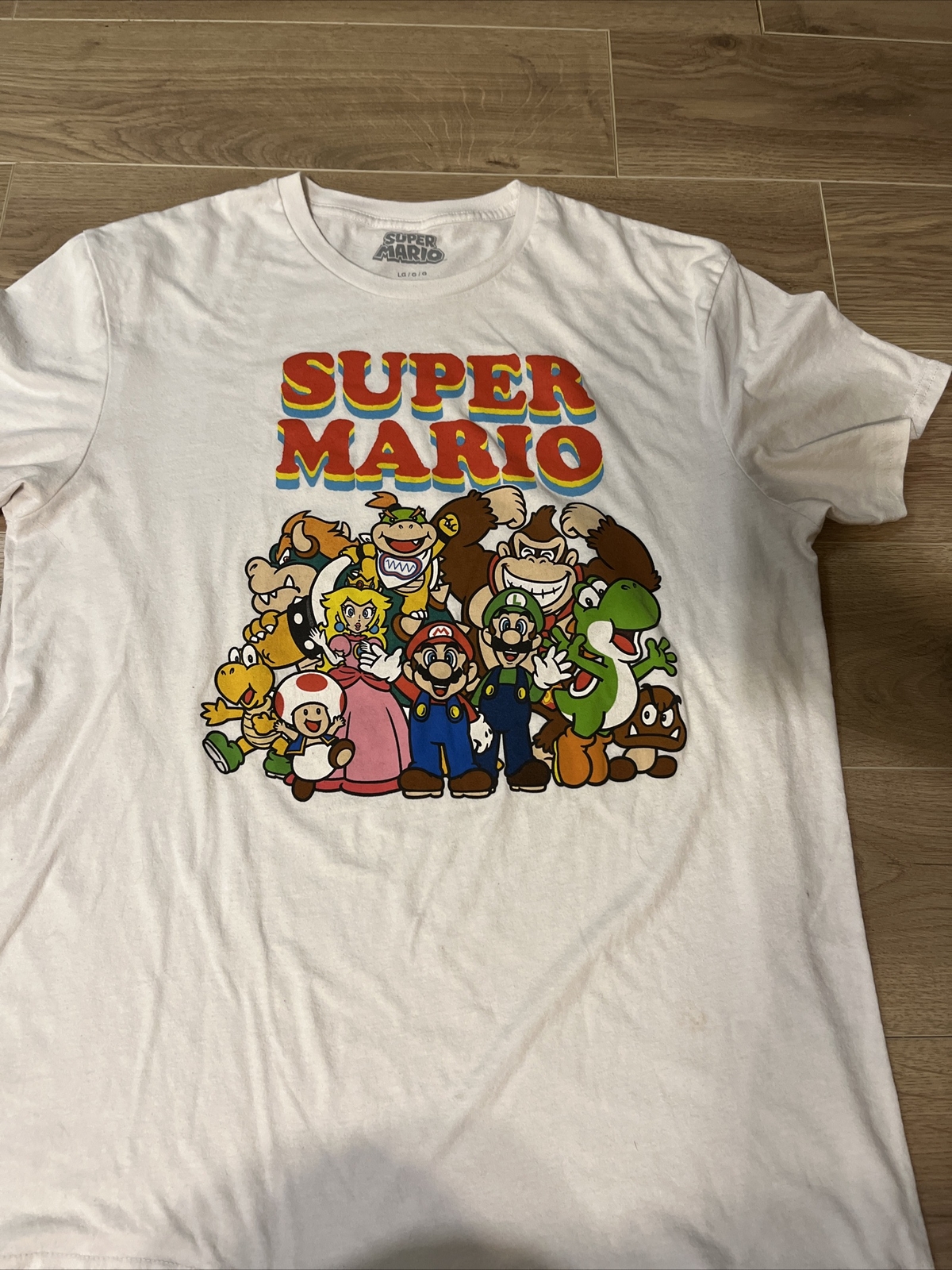 Super Mario Men's Classic Character Group Adult Graph… - Gem