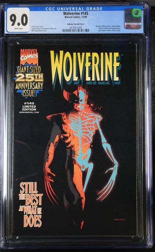 Wolverine #145, Nabisco Variant, CGC 9.0 (White Pages) - Office Copy ...
