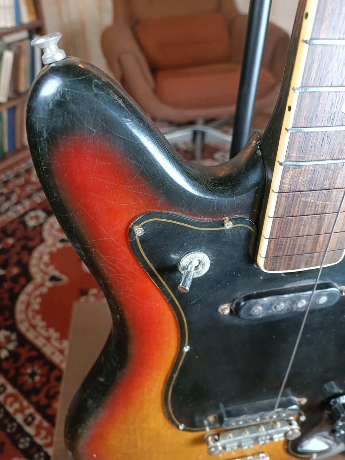 MUSIMA DE LUXE 25 Vintage Bass GUITAR JAZZ MASTER JAGUAR RARE USSR ...