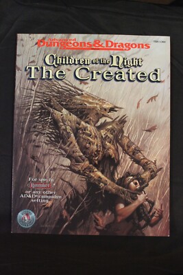 AD&D 2nd Edition Ravenloft Children of the Night The Created Module ...