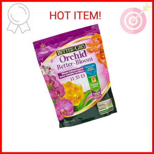 Better-Gro Orchid Better-Bloom 11-35-15 - Urea-Free Bloom Fertilizer ...