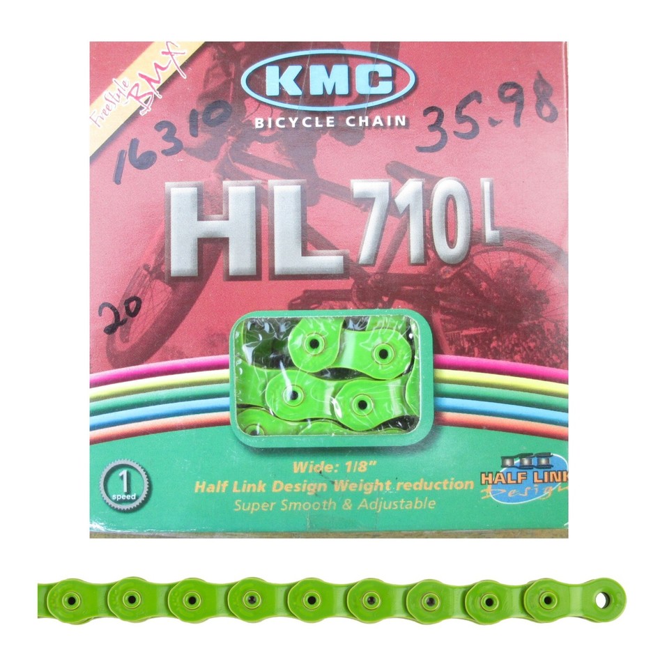 CHAIN half link KMC HL1 WIDE 1s SL 100L Different Colors | eBay
