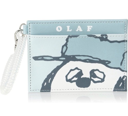 Peanuts Snoopy flat pass case card pocket case wallet Olaf blue | eBay
