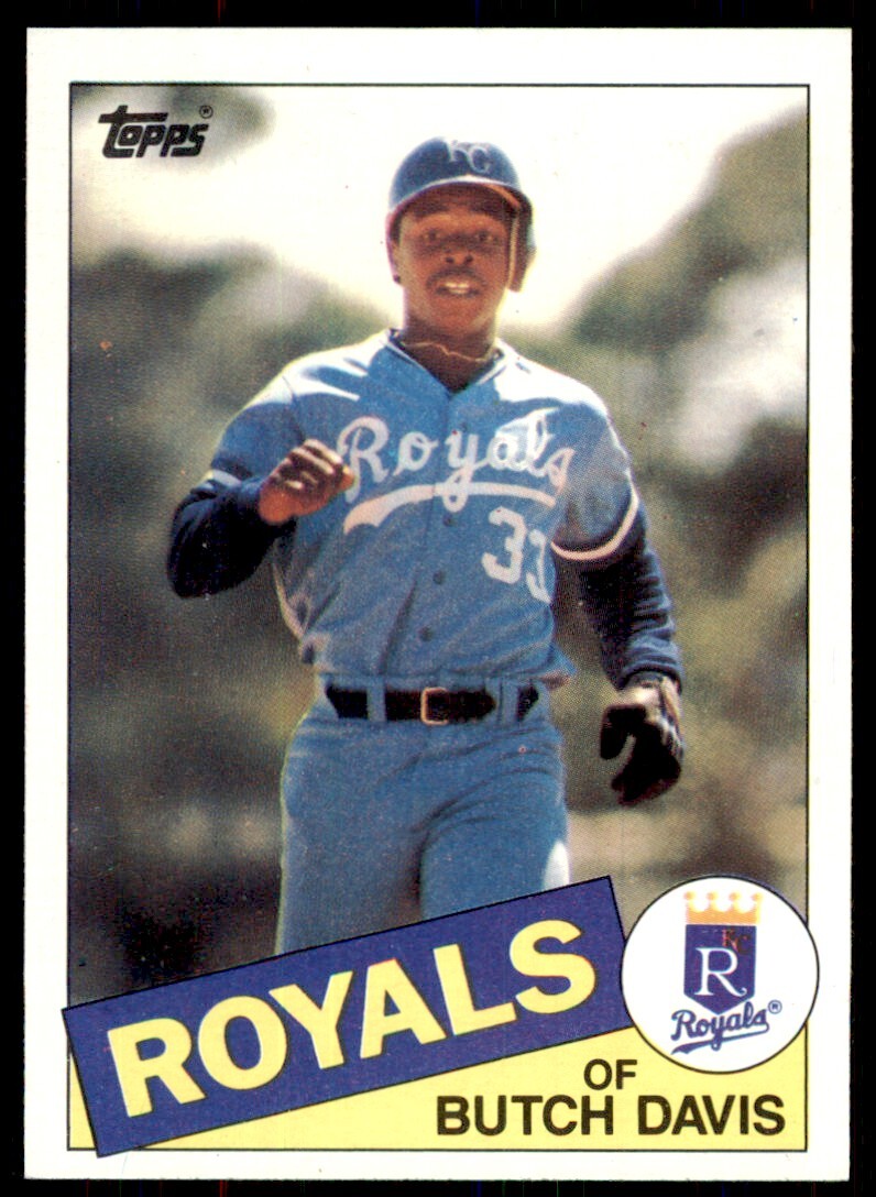 1985 Topps Butch Davis ` Kansas City Royals #49 | eBay
