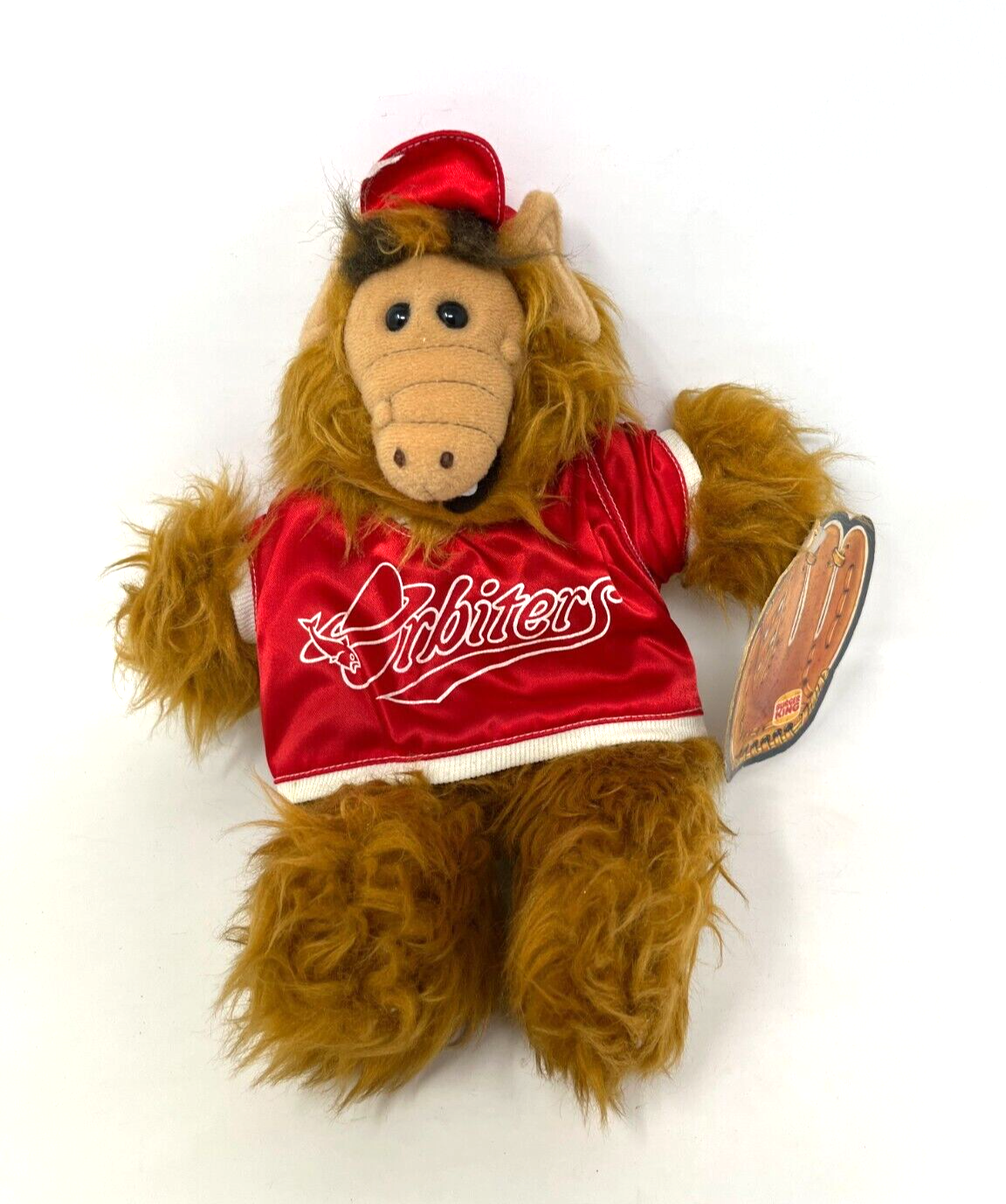ALF 1988 Orbiters Baseball Team Plush Hand Puppet Doll Burger King New ...