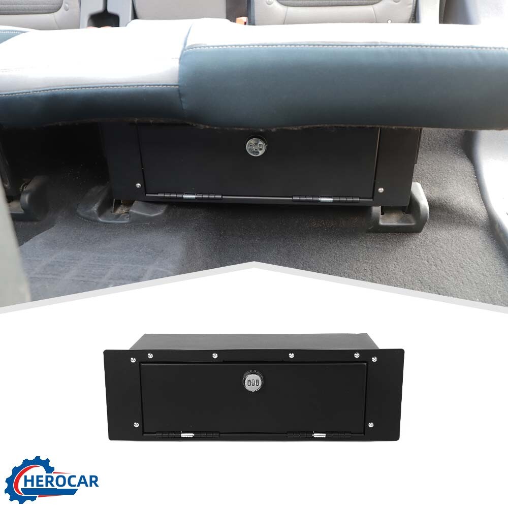 Under Seat Combination Lock Safe Box Case Security Organizer For Ford ...