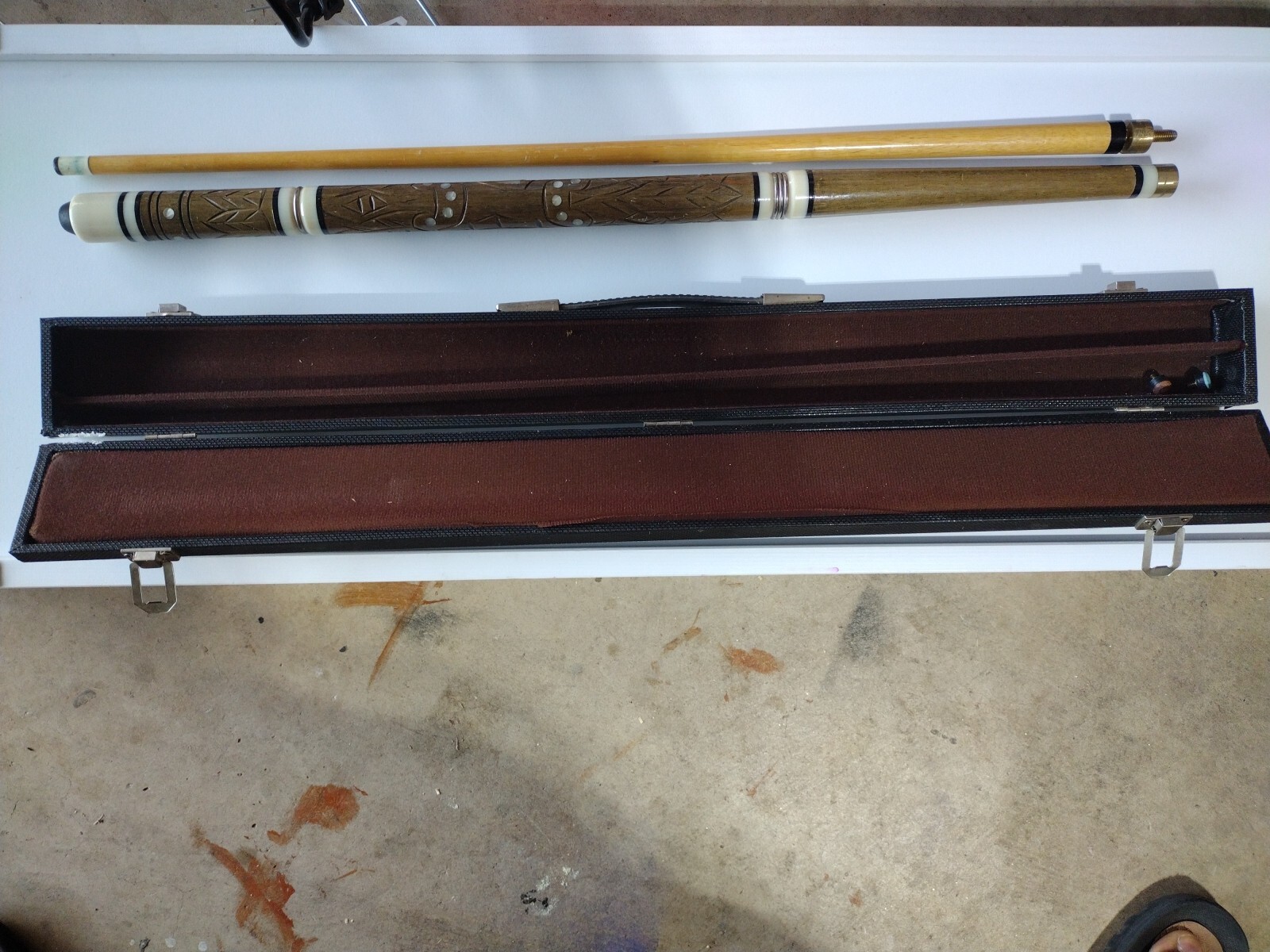 Old Adam Helmstetter Billiard Cue Play Cue Vintage | eBay