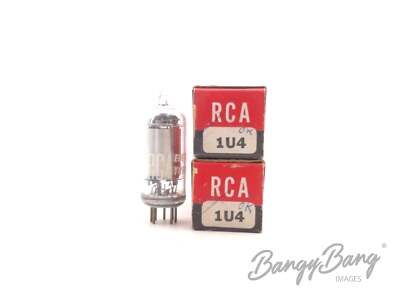 2 Vintage RCA 1U4/1T4/DF91/W17/1K2 Miniature Screened Pentode Audio ...