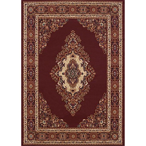 United Weavers of America Manhattan Cathedral Burgundy Rug Runner 111 X ...