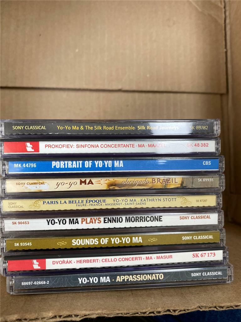 Yo-Yo Ma CD Lot of Nice - Appassionato, Paris, Ennio Morricone ...