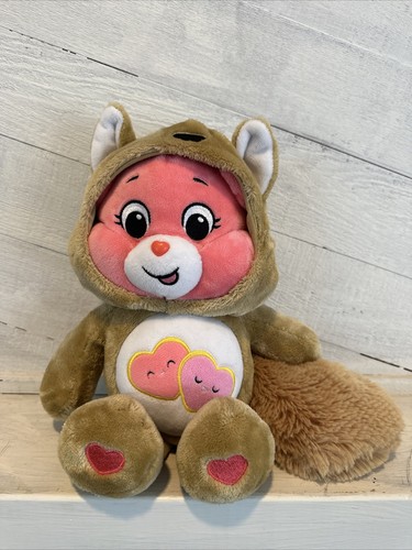 Care Bear Bears Hoodie Plush Friends Love A Lot Squirrel Costume Pink ...