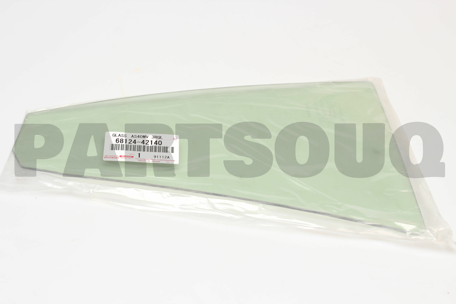 6812442140 Genuine Toyota GLASS, REAR DOOR QUARTER WINDOW, LH 68124 ...