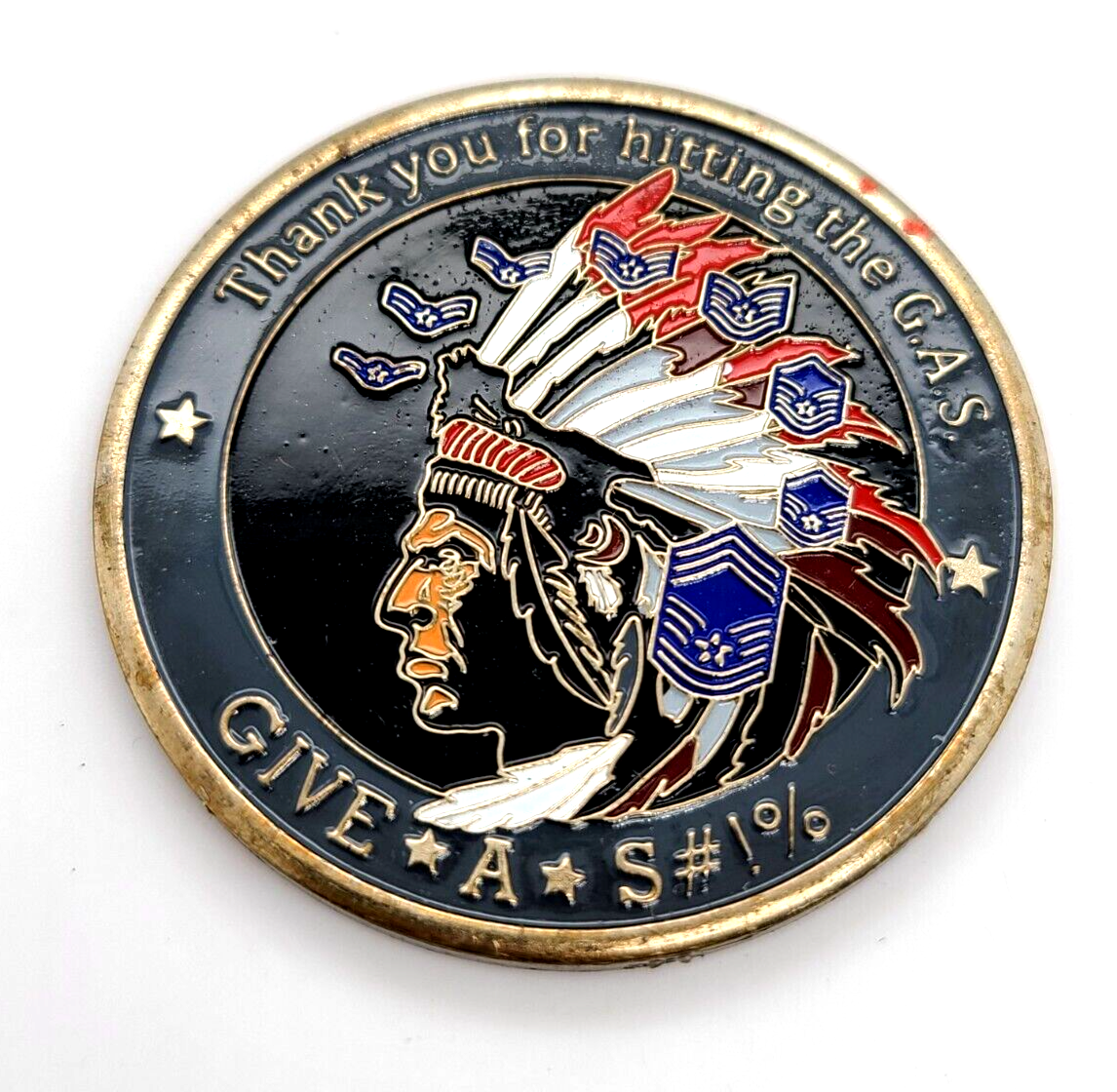 USAF Chief Master Sergeant "Thank You For Hitting The G.A.S" Challenge ...