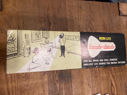 Acme Lite 3HD Handy Dandy Vintage Mov-E-Lite Movie Camera Light W ...