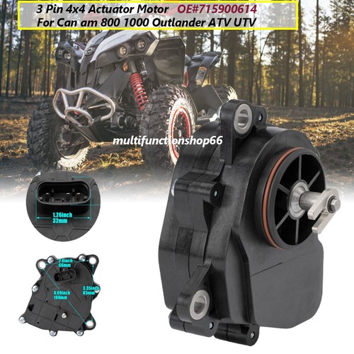 3 Pin 4x4 Actuator Motor For Can am 800 1000 Outlander ATV UTV 2002-22 ...