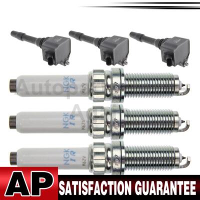 NGK Ignition Coil Set and Spark Plugs 6X For Mini Cooper 2014 2015 2016 ...