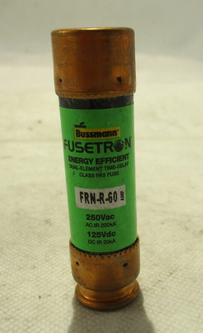 NEW BUSSMANN FUSETRON FRN-R-60 60A/AMP FUSE | eBay