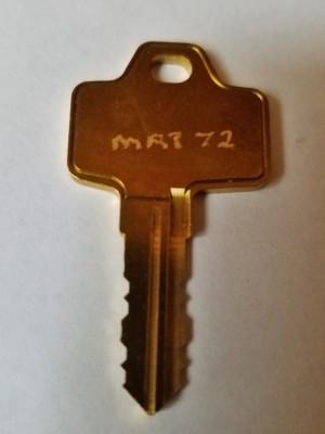 (1) FORT CompX Lock MATCO Tool Box Key Pre-Cut to Key Code MAT-72 MAT ...