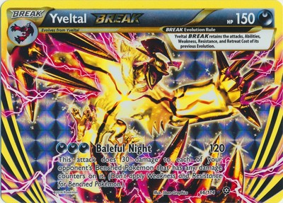 Pokemon - Yveltal BREAK - 66/114 - Rare BREAK - XY - Steam Siege - NM ...