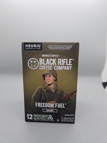 {Y8} Black Rifle Coffee Freedom Fuel Dark Roast Pods 12 Count K Cup ...
