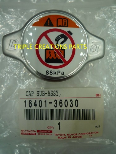 Genuine Toyota 16401-36030 Cap Sub-Assy Radiator 1640136030 OEM | eBay