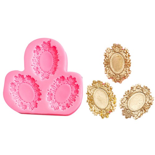 Retro Photo Frame Mold Silicone Is Suitable For Cake Decoration ...