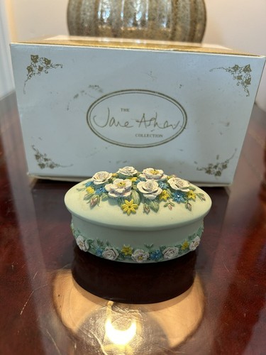 Vintage Jane Asher by Willow Hall Trinket Box Collectible Floral | eBay