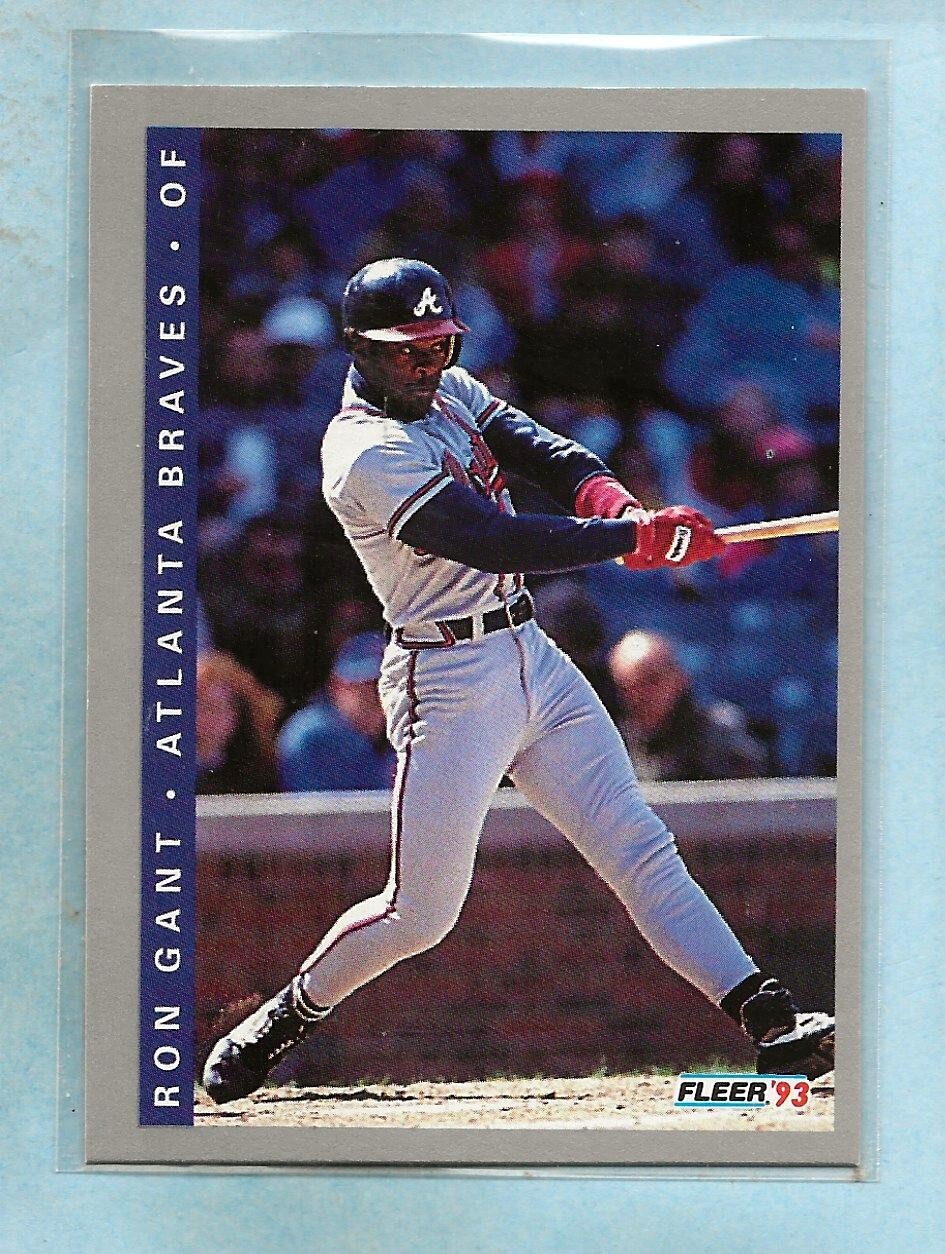 RON GANT - 1993 Fleer - #3 - Braves - Comb. Shipping | eBay